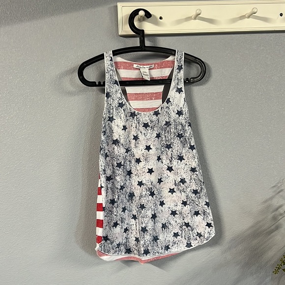 Tops | Red White And Blue Tank Top | Poshmark